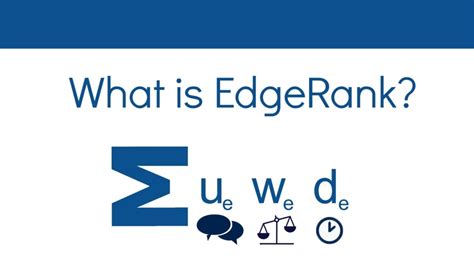 What Is The Edgerank Algorithm And How It Works
