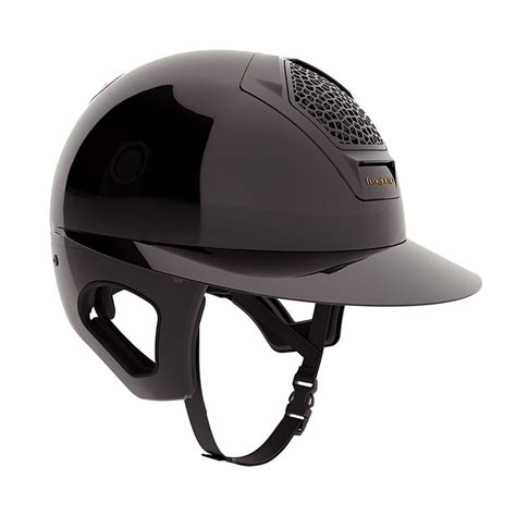 Freejump Voronoï Temple Protection Riding Hat Black Gloss And Equiport