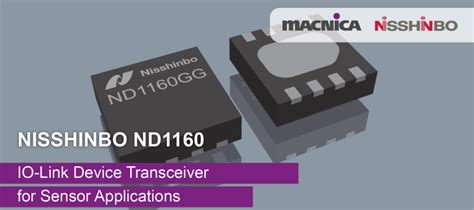 io link device transceiver for sensor applications macnica atd europe