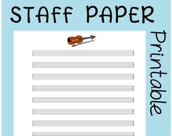 Free Free Printable Staff Paper Violin Download Free Free Printable