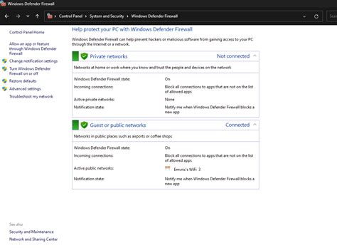 How To Enable Disable Windows Defender Firewall In