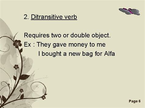 Transitive And Intransitive Verb Group 3 1 Wisnu