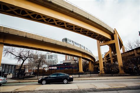Cta Elevated Curve China Town 6974 Rc The Railroad Collection By