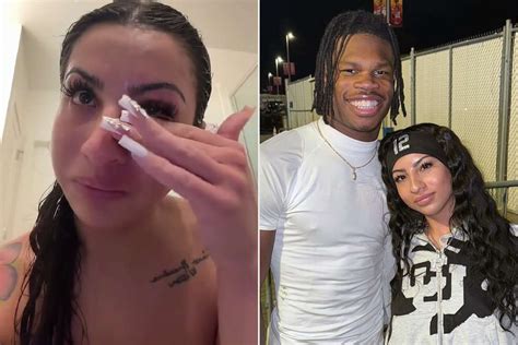 Travis Hunters Wife Posts Video Of Her Crying During Social Media Backlash