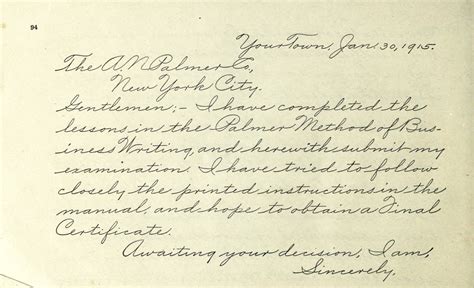 Palmer Method Cursive Practice Sheets