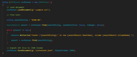 CSV Parser SDK Read CSV Data Files CSV Search And Filtering View Large Files ByteScout