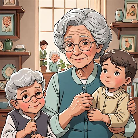 قصة الجدة والأحفاد