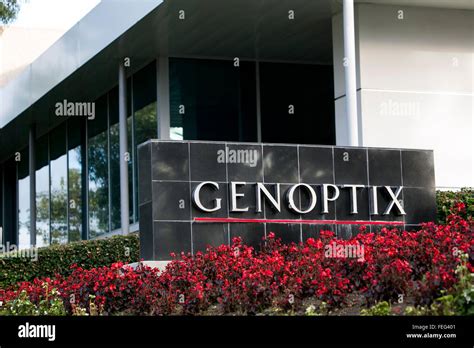 A Logo Sign Outside Of The Headquarters Of Genoptix In Carlsbad