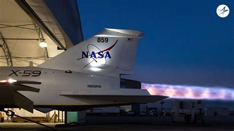Nasas X 59 Quiet Supersonic Jet Rolls Out For Its 1st Test Drive