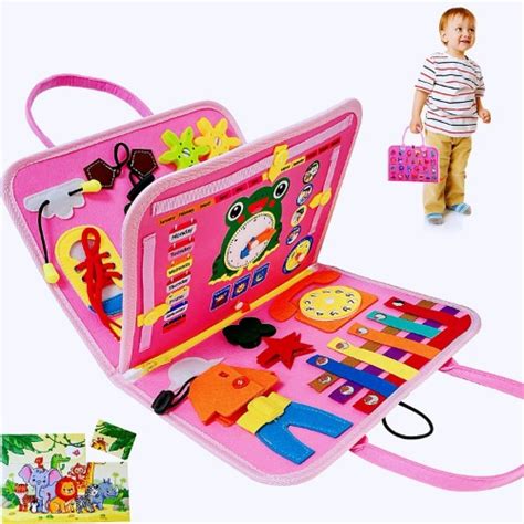 Sensory Activity Board Pink Al Maha