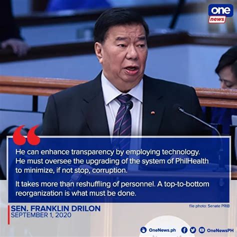 One News Sen Franklin Drilon Offers A Piece Of Advice