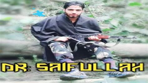 The Importance Of Killing Kashmirs Hizbul Chief Saifullah Mir