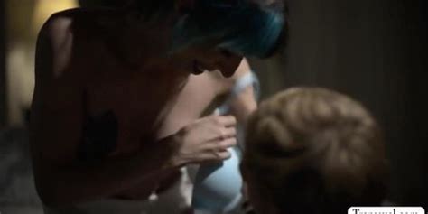 Trans Stepmother Comforts Problimatic Stepson