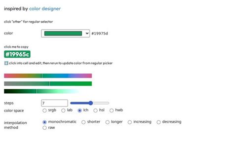Color Scheme Builder Rachel Ng Observable