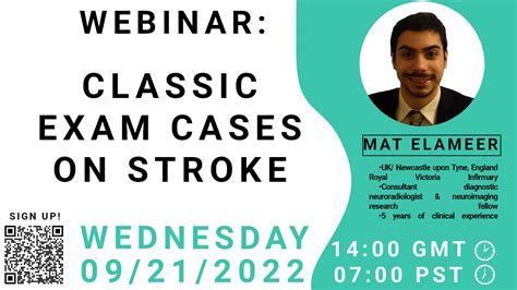 Webinar Classic Exam Cases On Stroke 0921 Wednesday 2 Pm Gmt 7 Am Pst Rradiology