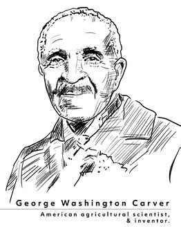 George Washington Carver Art Jpeg Poster Print Us Black History