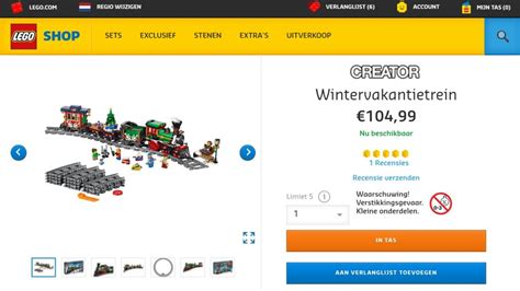 Lego Creator Winter Village Station En Winter Holiday Train Weer