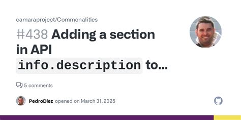Adding A Section In Api `infodescription` To Provide Rationale For Not