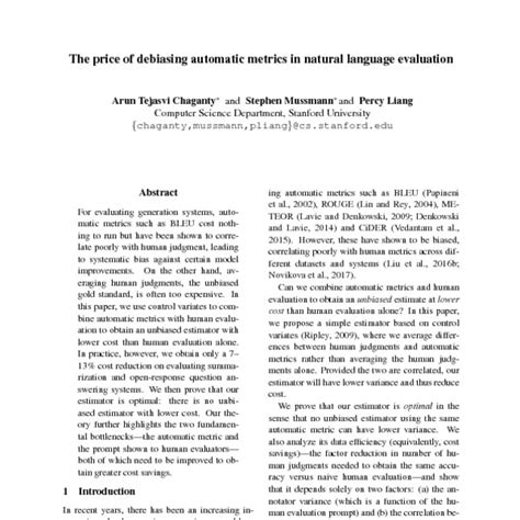 The Price Of Debiasing Automatic Metrics In Natural Language Evalaution