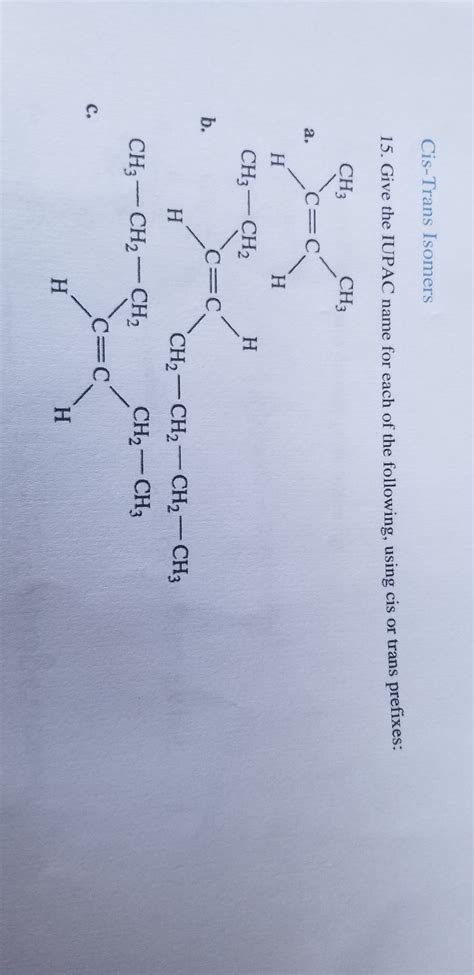 Answered 15 Give The Iupac Name For Each Of The Bartleby