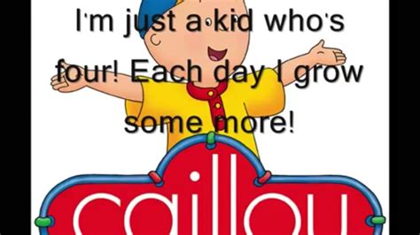 Caillou Theme Song
