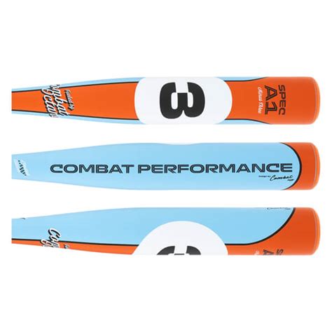 Combat Mfg Spec A1 Gulf Racer Bbcor Baseball Bat Cbb6glfb3