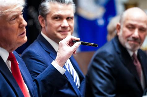 Whats On Trumps Mind During A Cabinet Meeting Sharpies Iran And