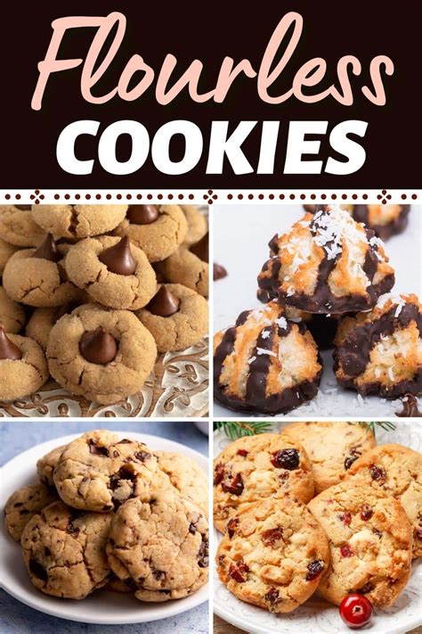 30 Best Flourless Cookies You Need To Try Insanely Good