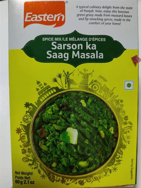 Eastern Sarson Ka Saag Masala 60g A1 Indian Grocery Online