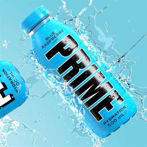 Prime Hydration Drink Blue Raspberry Flavour 500ml Click Cuisine
