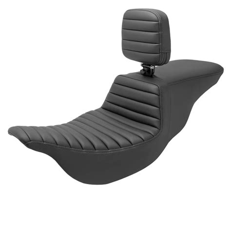 Saddlemen Tour Step Up Seat Black Tuck And Roll — Ramjet Racing