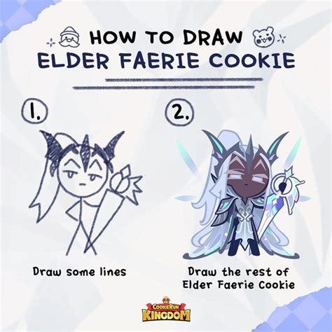 How To Draw Elder Faerie Cookie Cookie Run Kingdom Oc Base Female