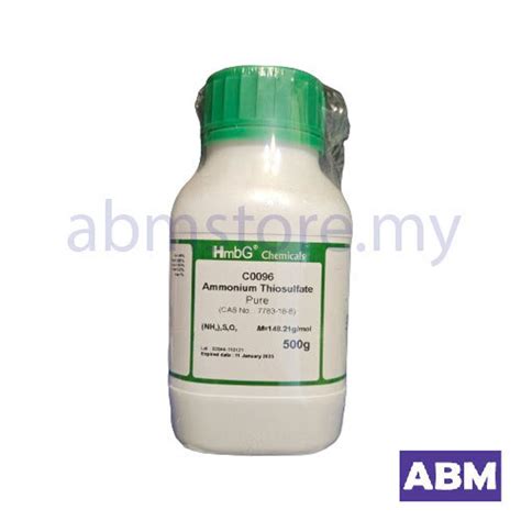 Ammonium Thiosulfate Pure Hmbg 500g Cas No 7783 18 8 Abmstoremy