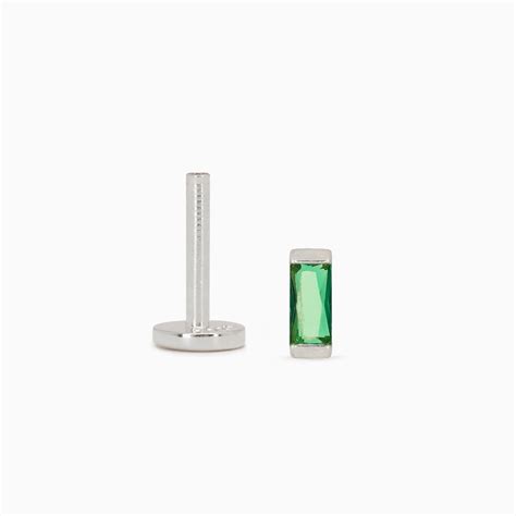 Emerald Baguette Push Pin Eyrful Artistry
