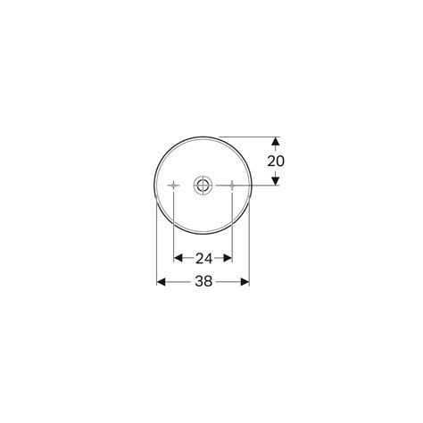 Geberit Variform Lay On Wash Basin For Round Table Without Hole