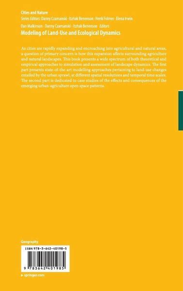 Modeling Of Land Use And Ecological Dynamics Englisches Buch Bücherde