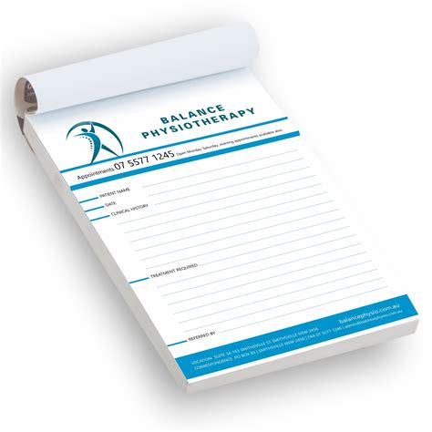 Referral Pads For Physiotherapists My Favourite Printer