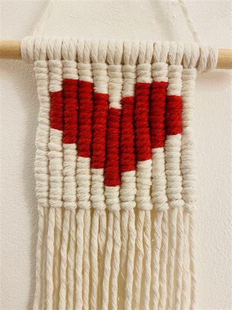 Mini Pixel Art Macrame Hanging Etsy