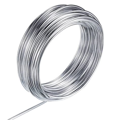 Aluminum Wire 20 Swg Silver Color Hard Material Easy To Shape