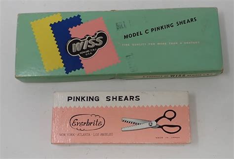 Wiss Model C And Everbrite Size 6 Pinking Shears