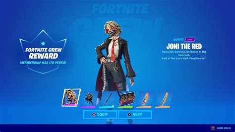 How To Get New Joni The Red Crew Pack In Fortnite Youtube