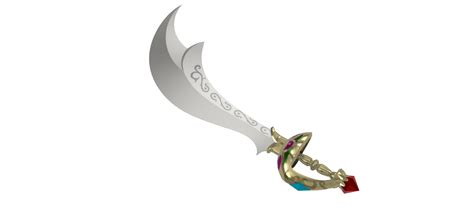 🎭 Urbosa 七人弯刀 Stl 文件 [塞尔达传说：荒野之息]・文件用于 3d 三维打印・cults