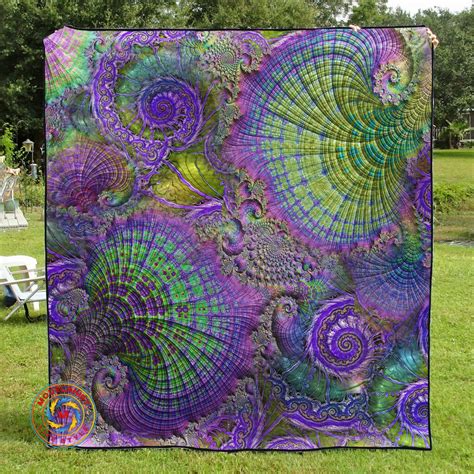 Fractal Clm2011469 Art Quilt Blanket Model Shirt Store