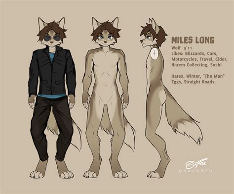 Miles Long Ref Sheet By Dragonfu Hentai Foundry