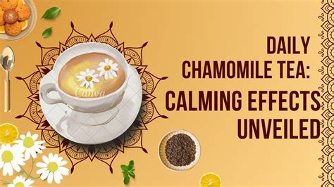 Daily Chamomile Tea Calming Effects Unveiled Youtube