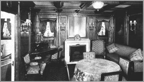 Photo Titanic Interior J Bruce Ismays Parlour Suite 1912 Titanic