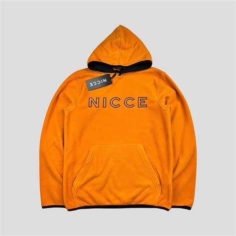 Nicce Chase Fleece Hoodie In Orange Brand New With Depop