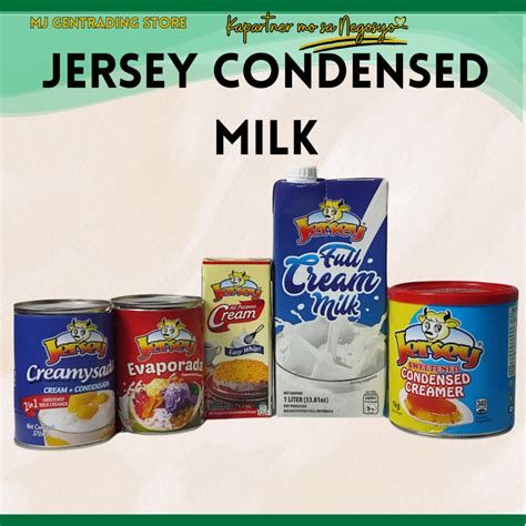 Jersey Condensed Milk 340g 1kilo Condensada Shp4 Shopee Philippines