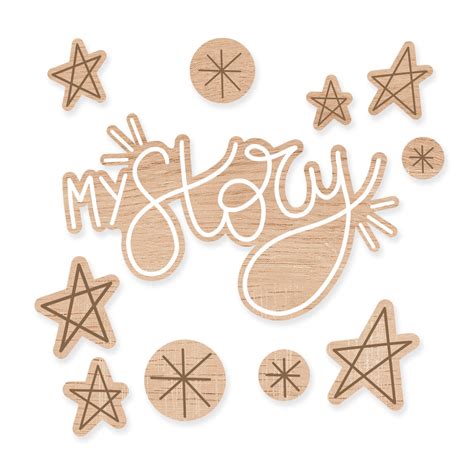 Set De Maderitas My Story Pega Papel Y Tijera