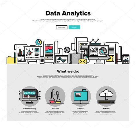 Data Analytics E Web Graphics Stock Vector Image By ©bloomua 85764540
